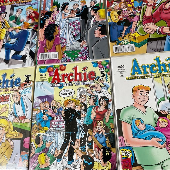 Other | Archie Comics Collector Set Archie Marries Veronica Archie ...